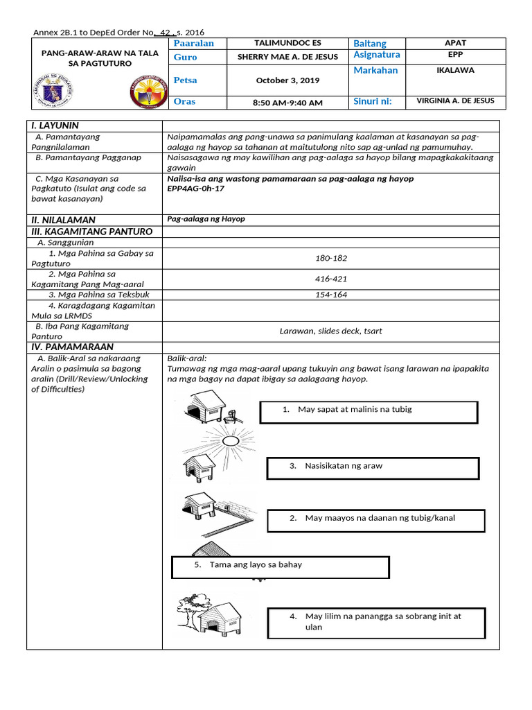 Cot - DLP - Epp 4 | PDF