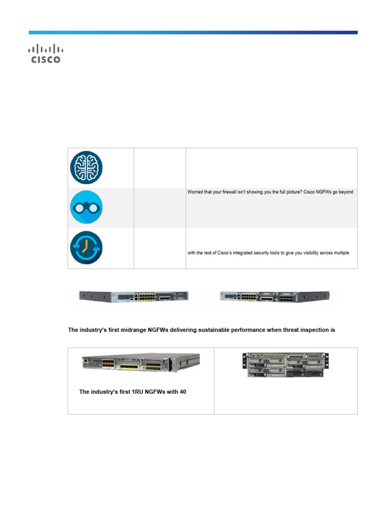 Cisco Firepower Next-Generation Firewall (NGFW) | PDF