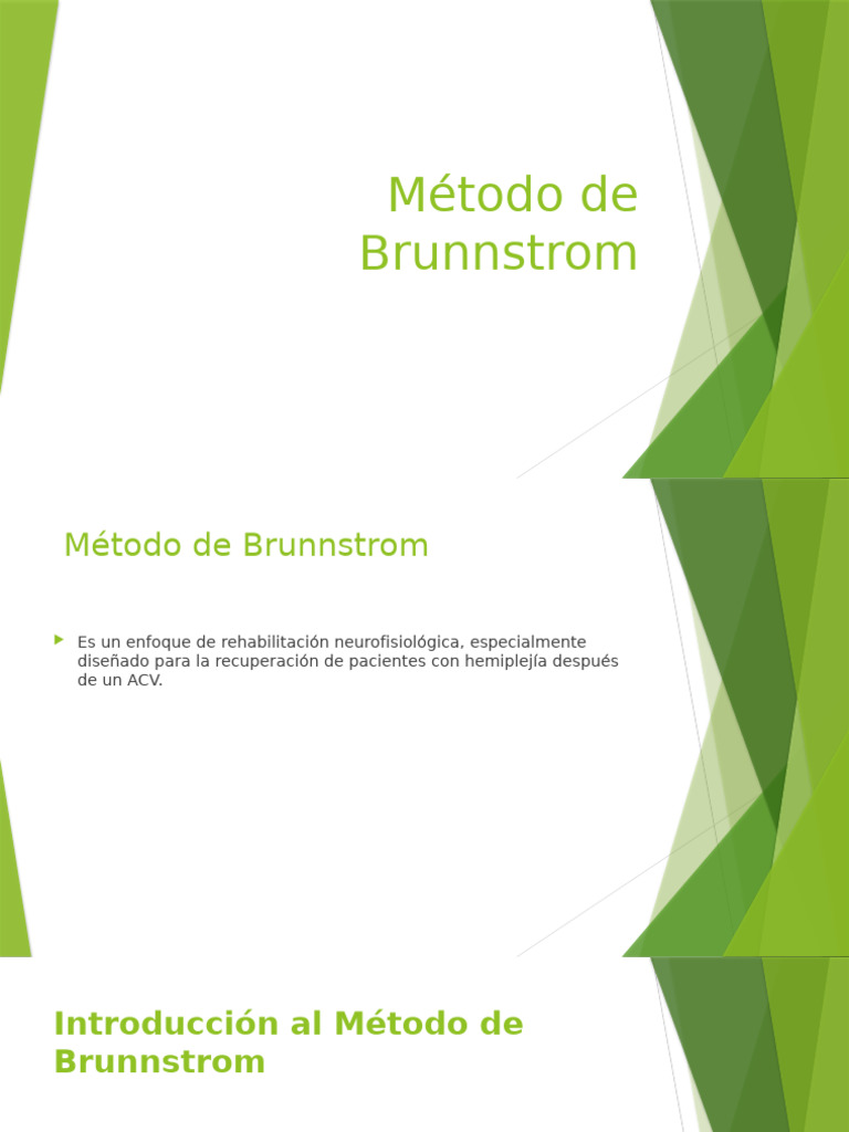 Método de Brunnstrom | PDF