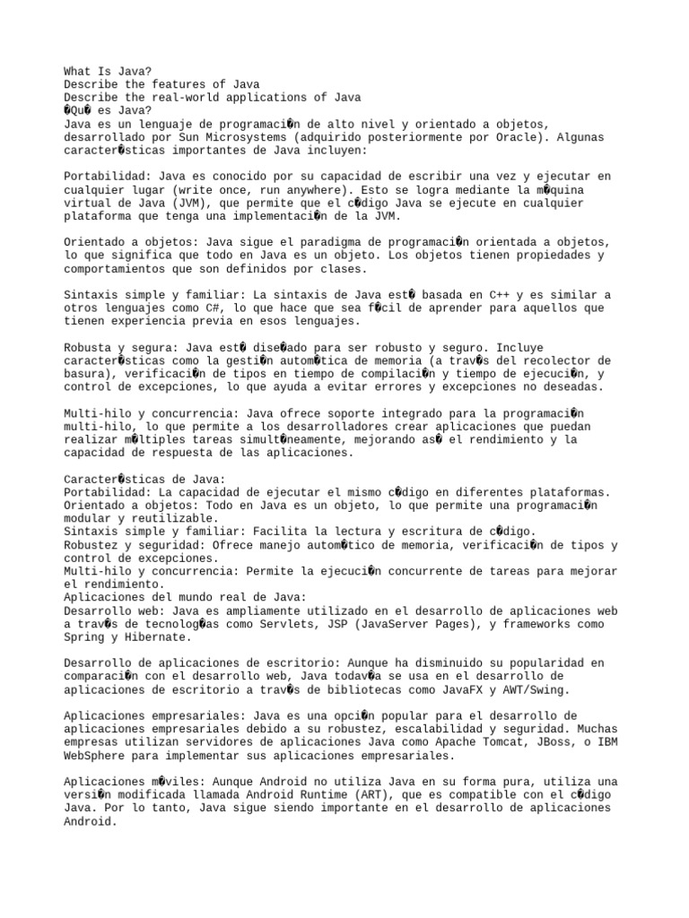 Basico Java Certificacion | PDF