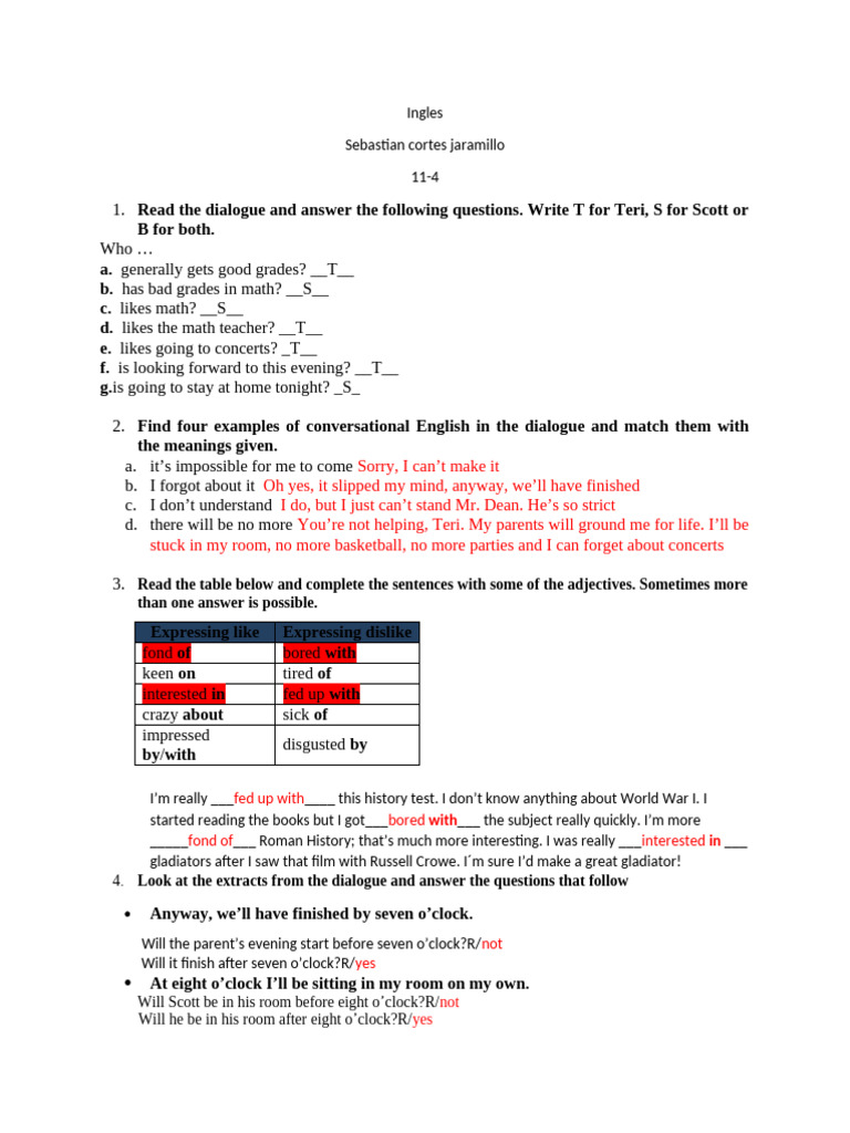 Ingles 3 | PDF