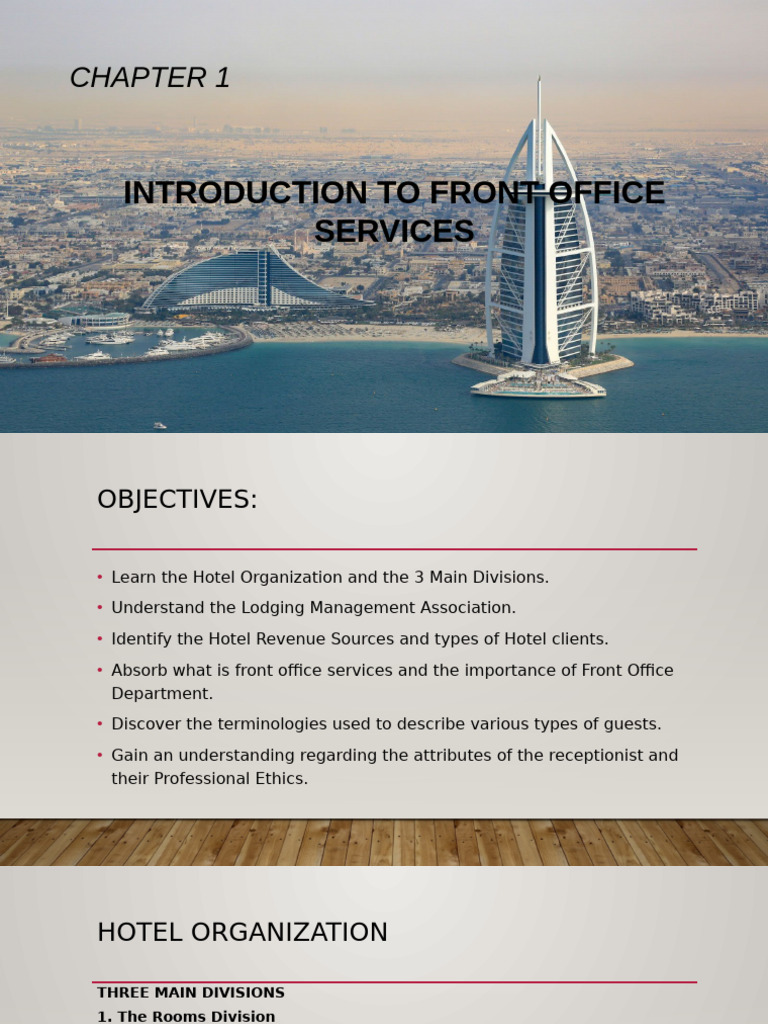 Chapter 1 Front Office | PDF