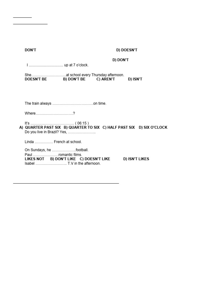 PRACTICE NUMBER 1 | PDF