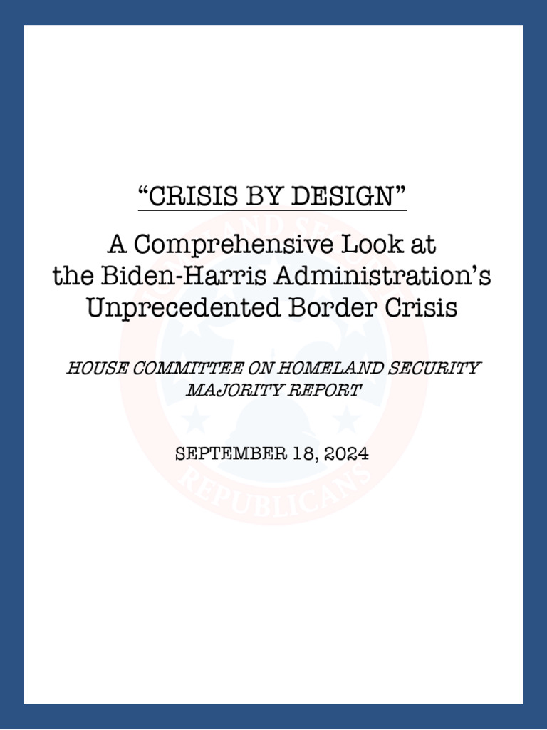 House Homeland Security Committee Report | PDF | U.S. Customs And ...