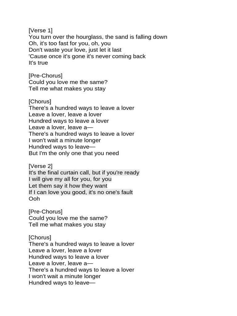 Jackson Wang - 100 Ways | PDF