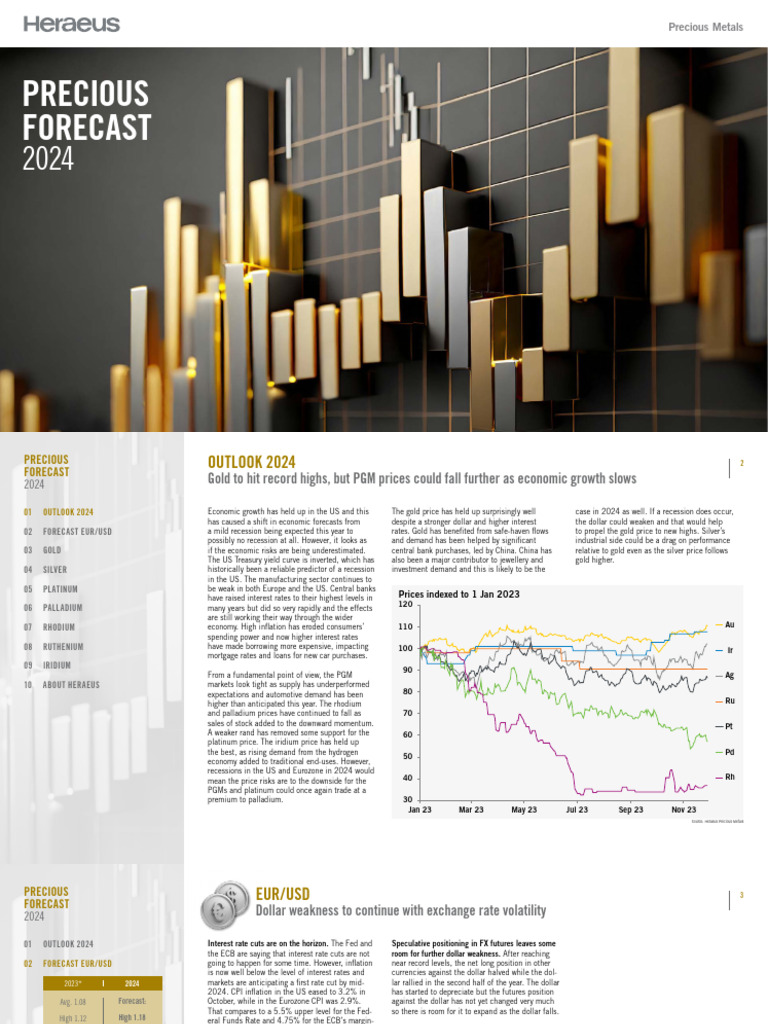 Heraeus Precious Metals Forecast 2024 | PDF