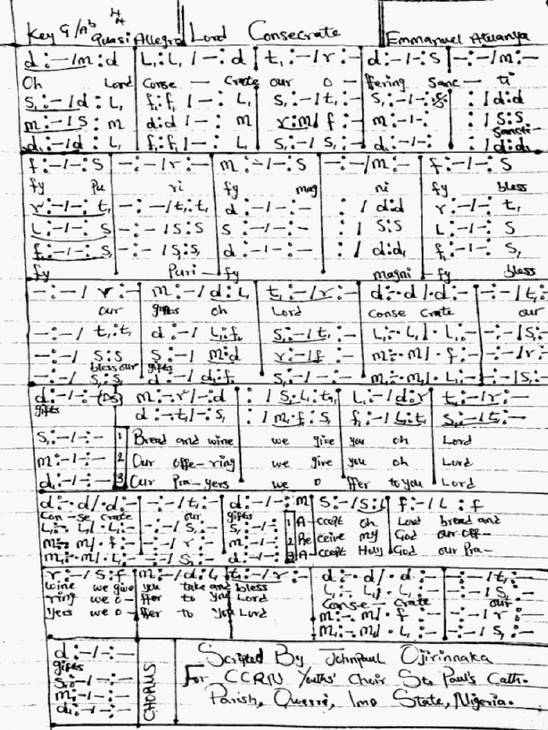 Lord Consecrate by Emma Atuanya | PDF