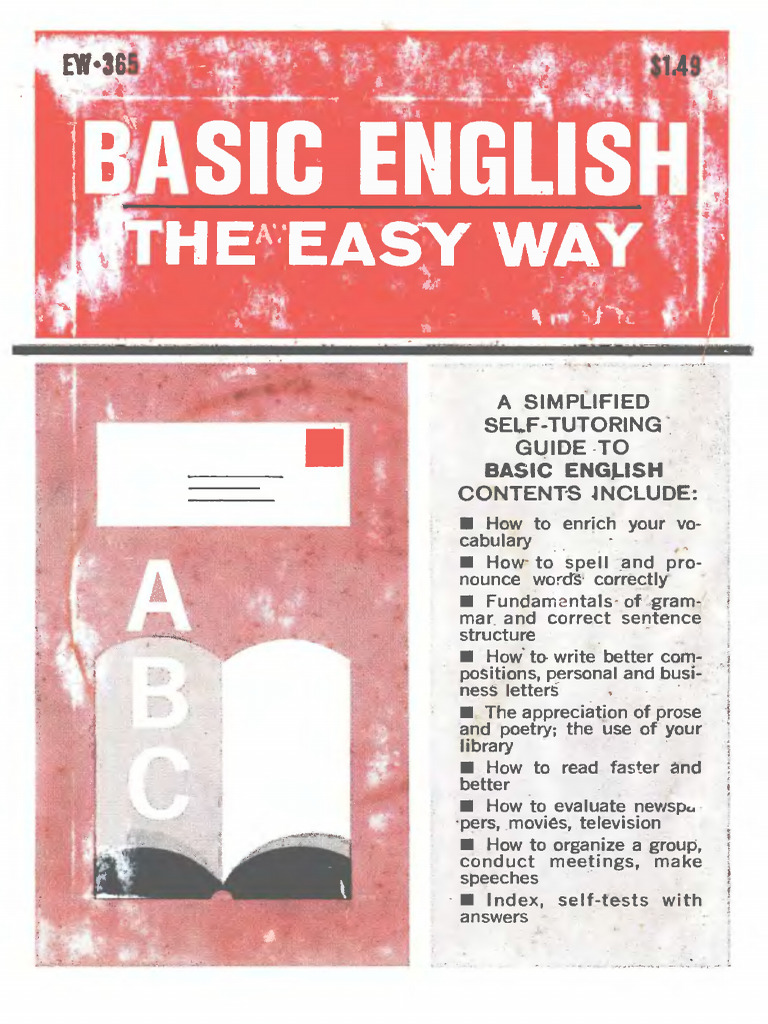 Learn Basic English The Easy Way (Donald P Denton) (Z-Library) | PDF
