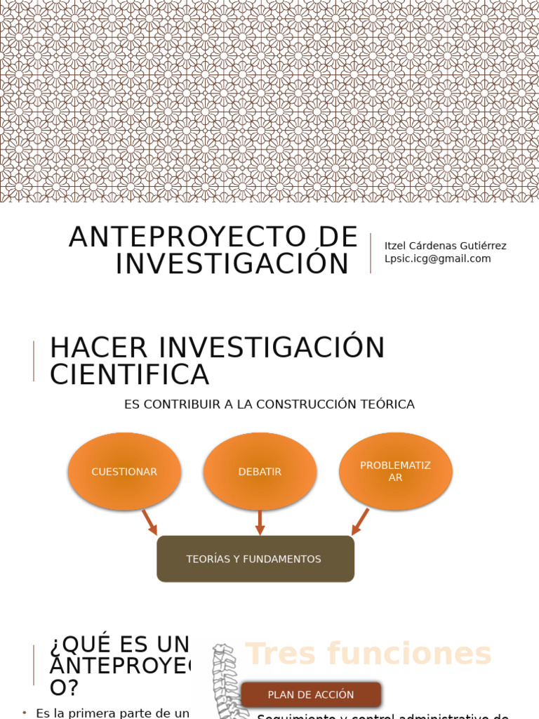 Anteproyecto de Investigación | PDF