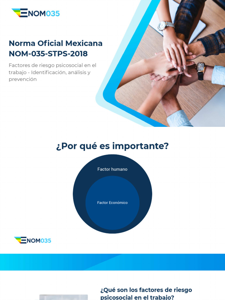 Norma Oficial Mexicana NOM 035 STPS 2018 | PDF