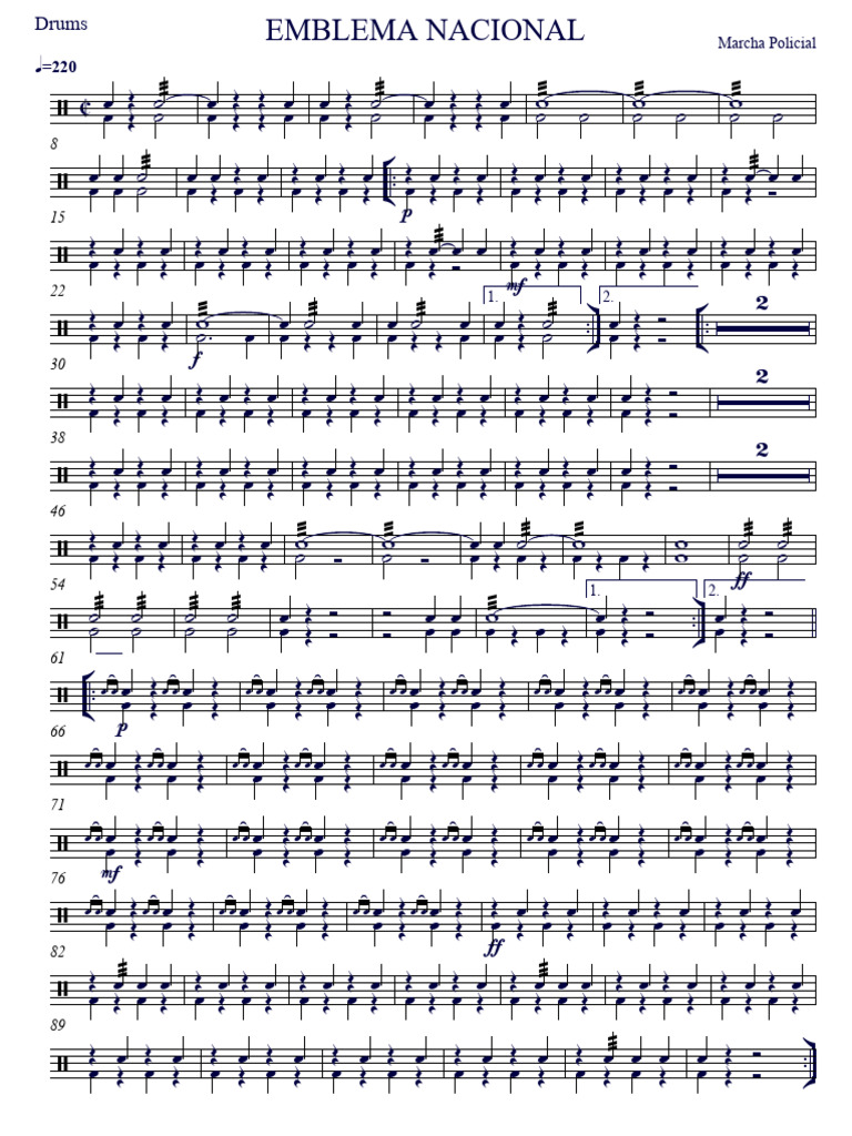 Bombo y Tambor | PDF