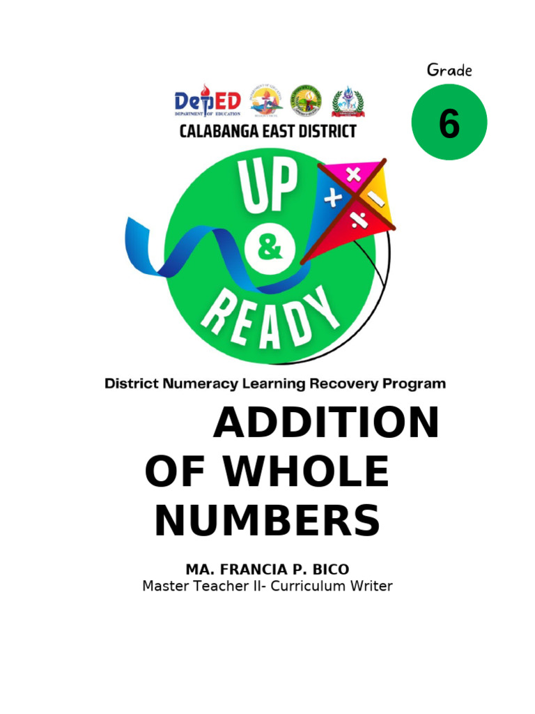 Evaluated UPREADY Grade 6 Addition | PDF | Candy