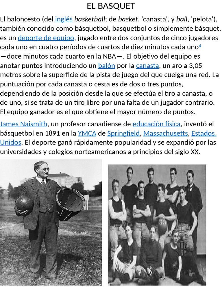 El Basquet | PDF