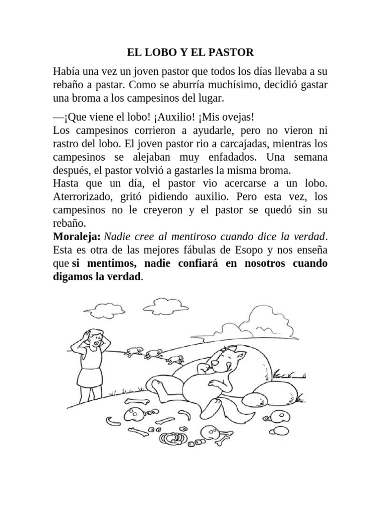 EL LOBO Y EL PASTOR | PDF