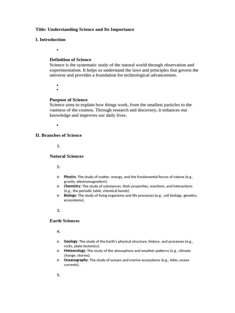 All About Science | PDF