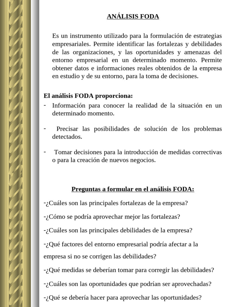 FODA | PDF