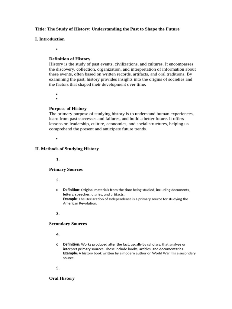 History | PDF
