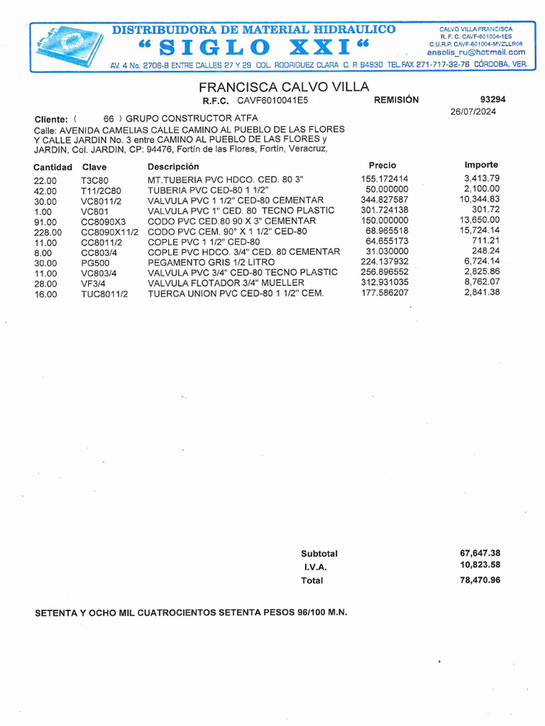 Remision 93294 | PDF
