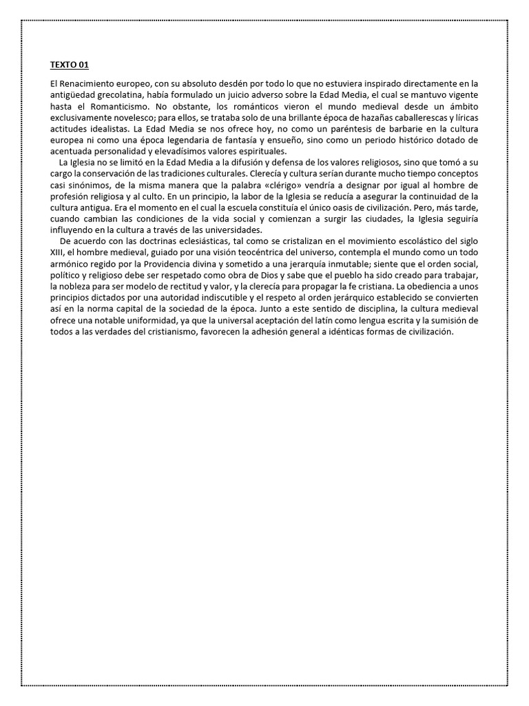 COMPRENSIÓN LECTORA 3RO y 4TO | PDF