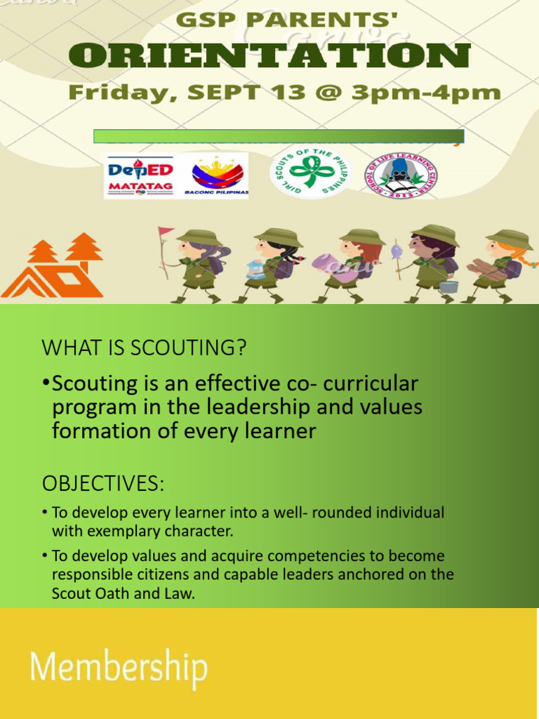 GSP Parents Orientation | PDF