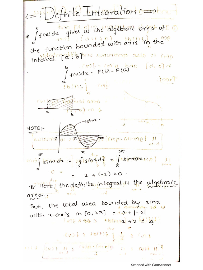 Definite Integration | PDF