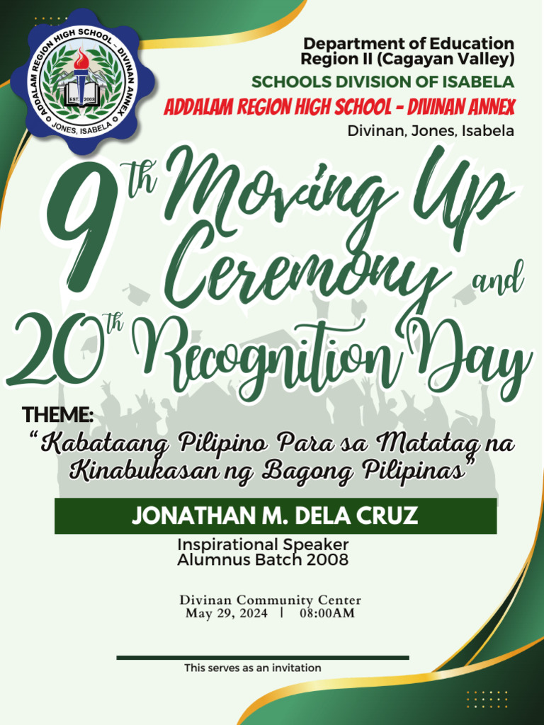 Final 2024 Moving Up Invitation | PDF