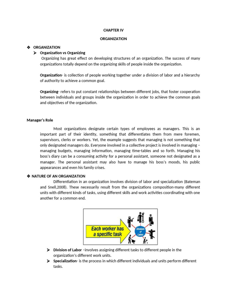 4 Organization | PDF
