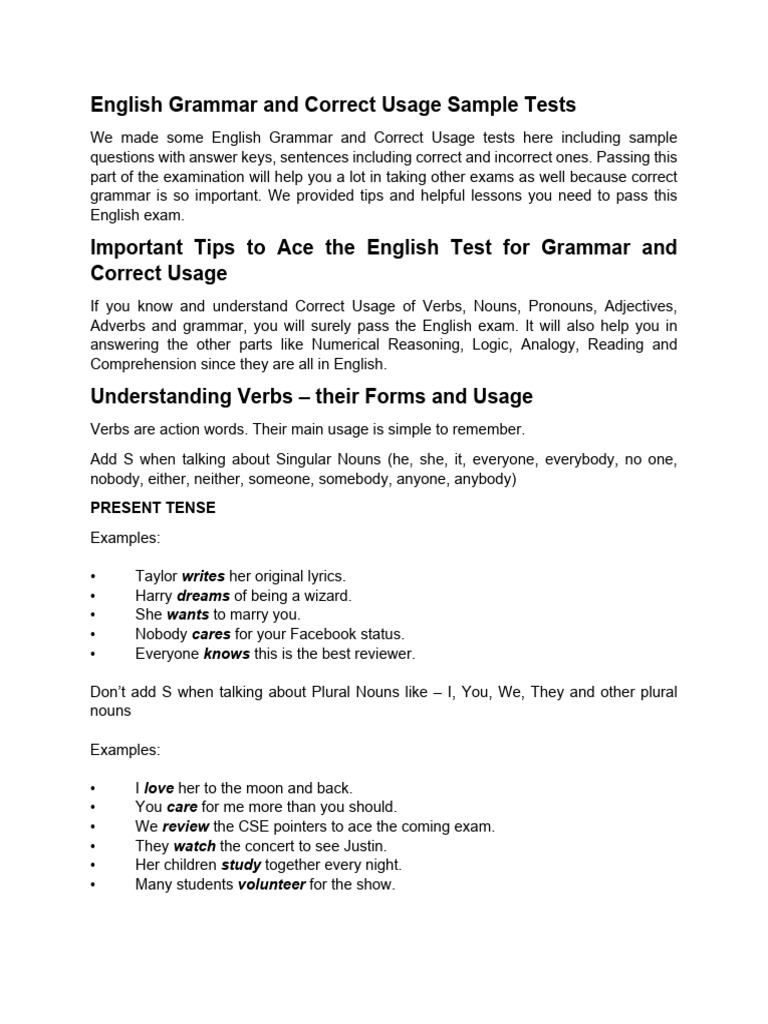 Verbal Reasoning Grammar and Correct Usage | PDF | English Grammar ... Verbal Reasoning Grammar and Correct Usage | PDF | English Grammar ...