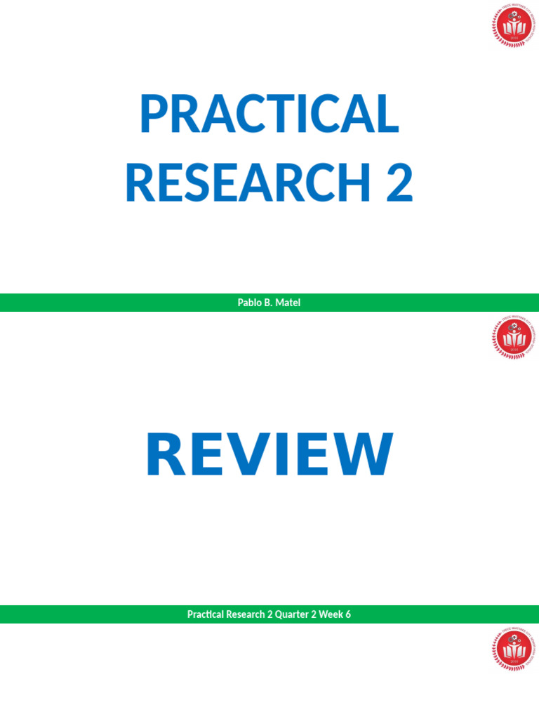 PR2 Q2 W6 Conclusion-Recommendation | PDF