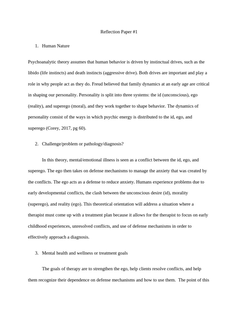 Reflection Paper #1 | PDF