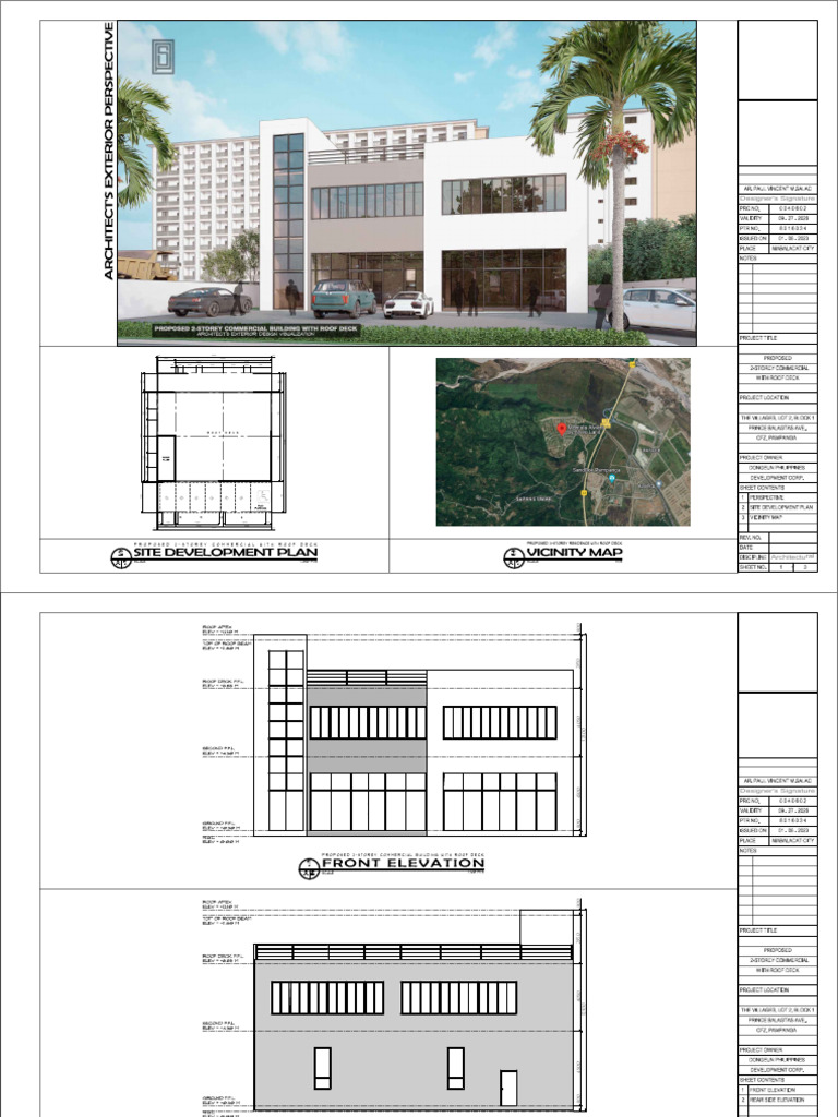 Proposed 2-Storey Commercial Building | PDF