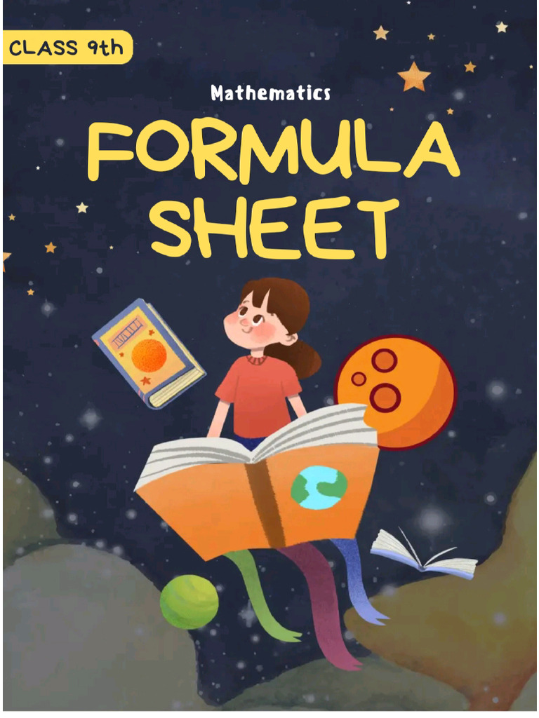 Formula Sheet ? | PDF Formula Sheet ? | PDF