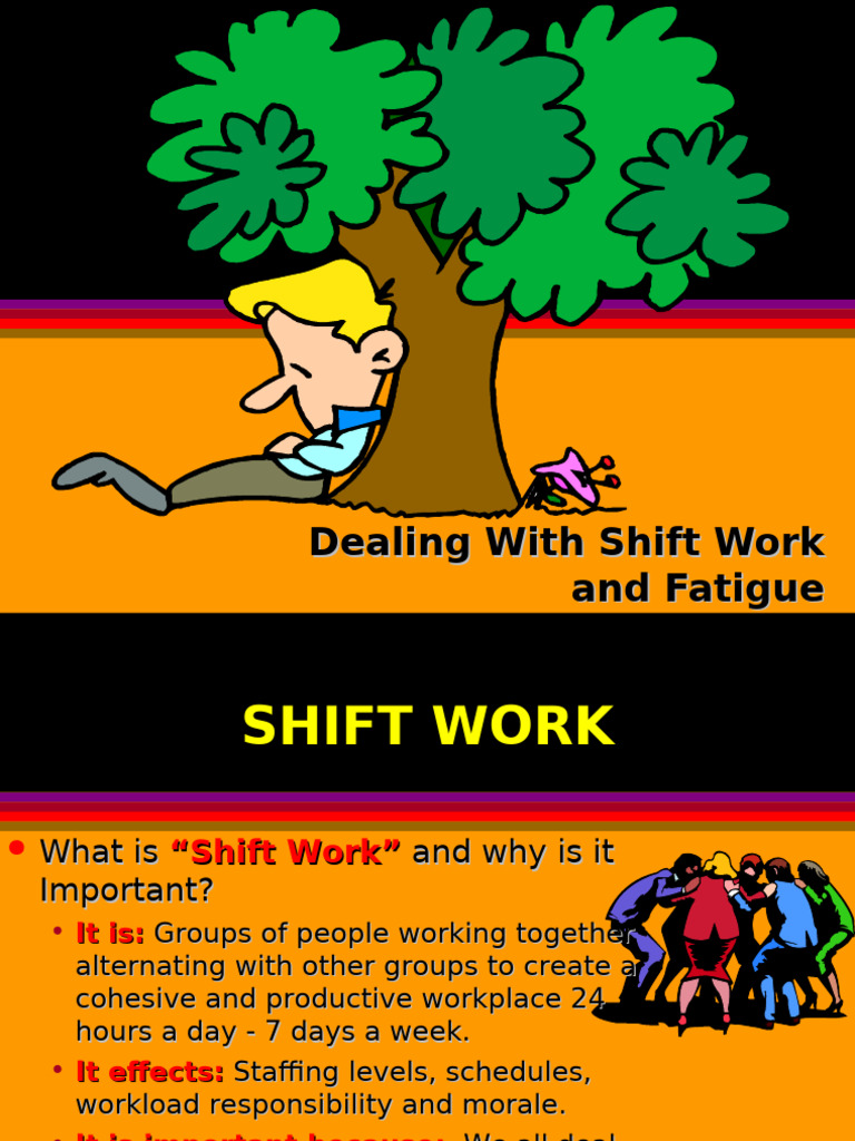 Shiftwork pps1 | PDF