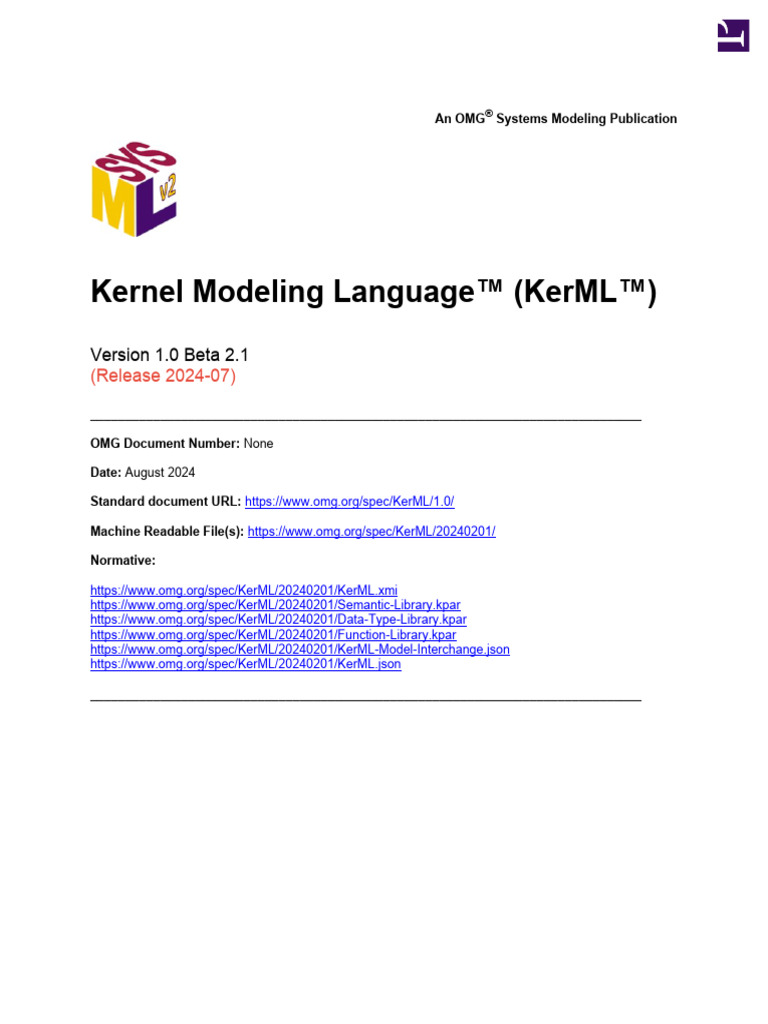 1-Kernel Modeling Language | PDF