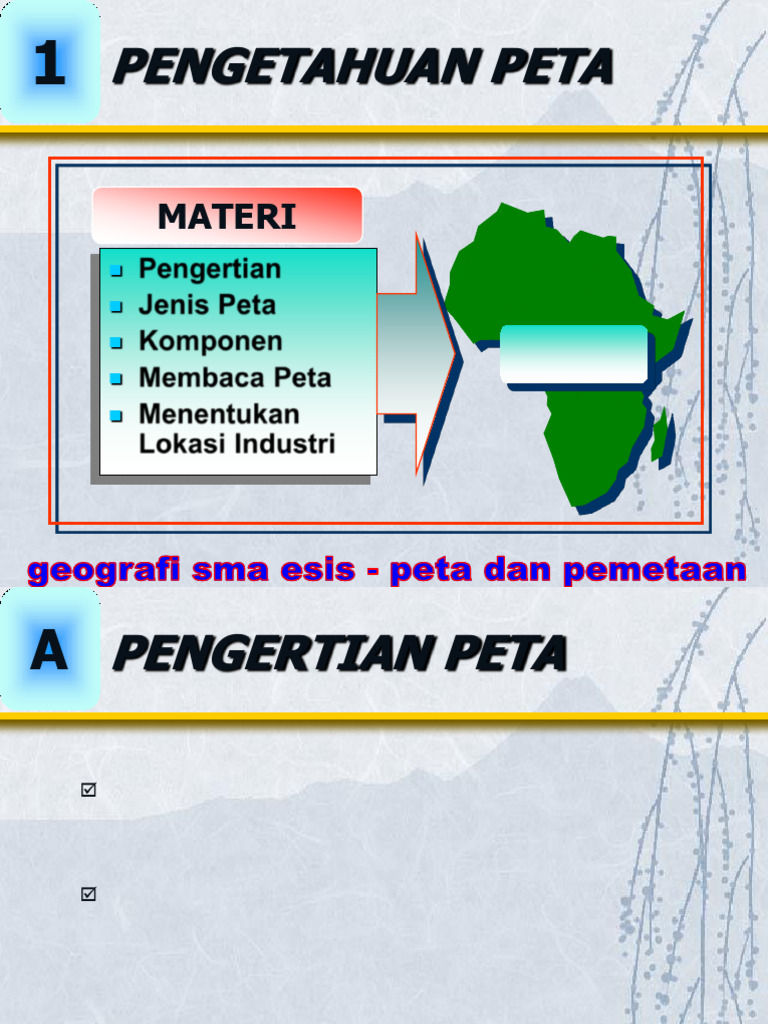 Peta - Pengetahuan Peta Dan Pemetaan | PDF