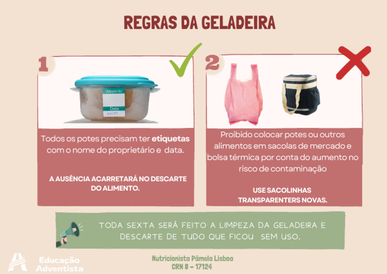 REGRAS DA GELADEIRA.pdf | PDF