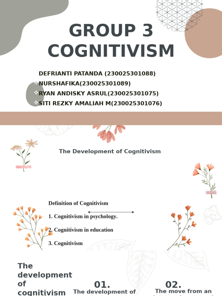 Group 3 Tefl Cognitivism | PDF