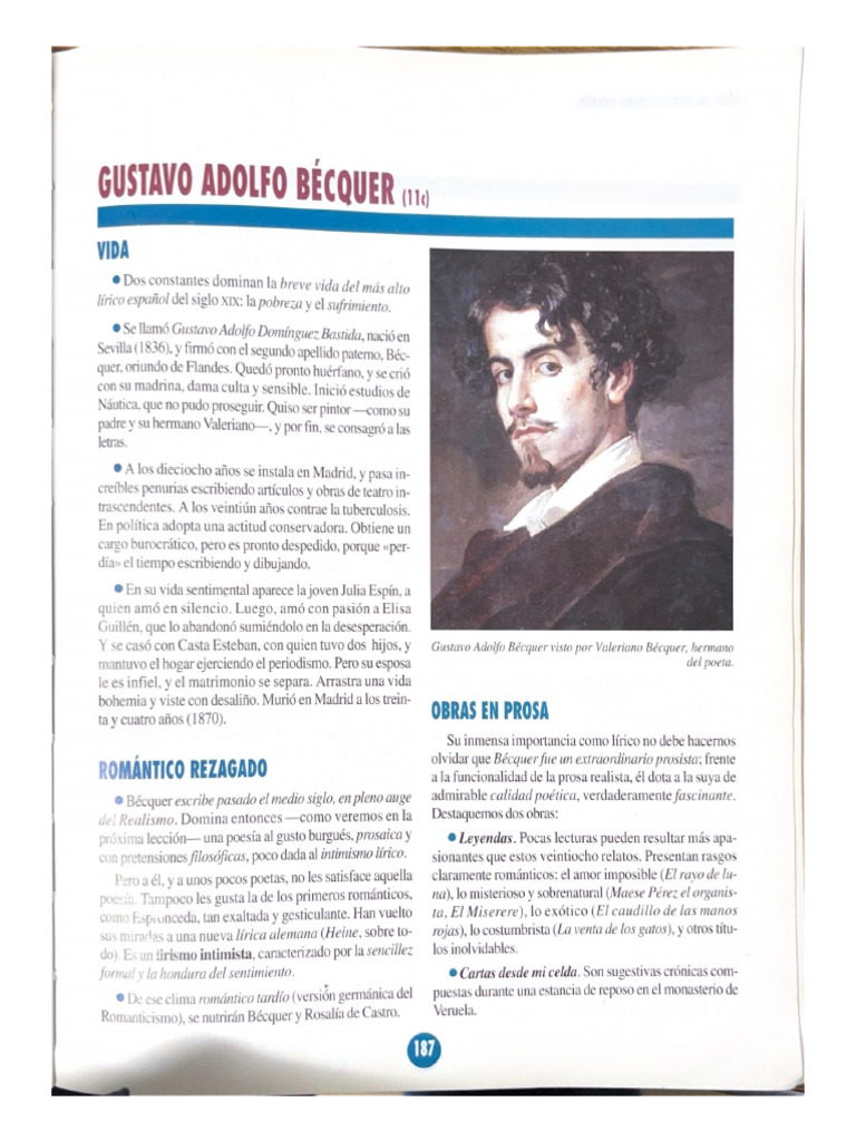 Gustavo+A +bécquer | PDF