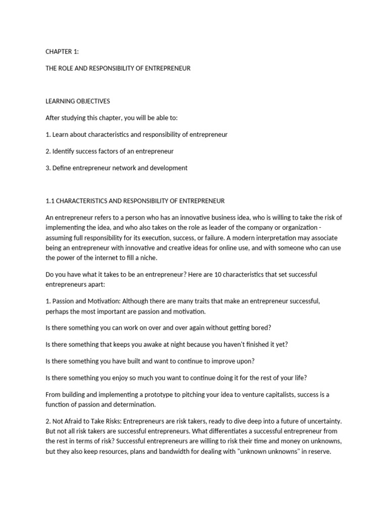 ENTRP 15 HANDOUTS | PDF