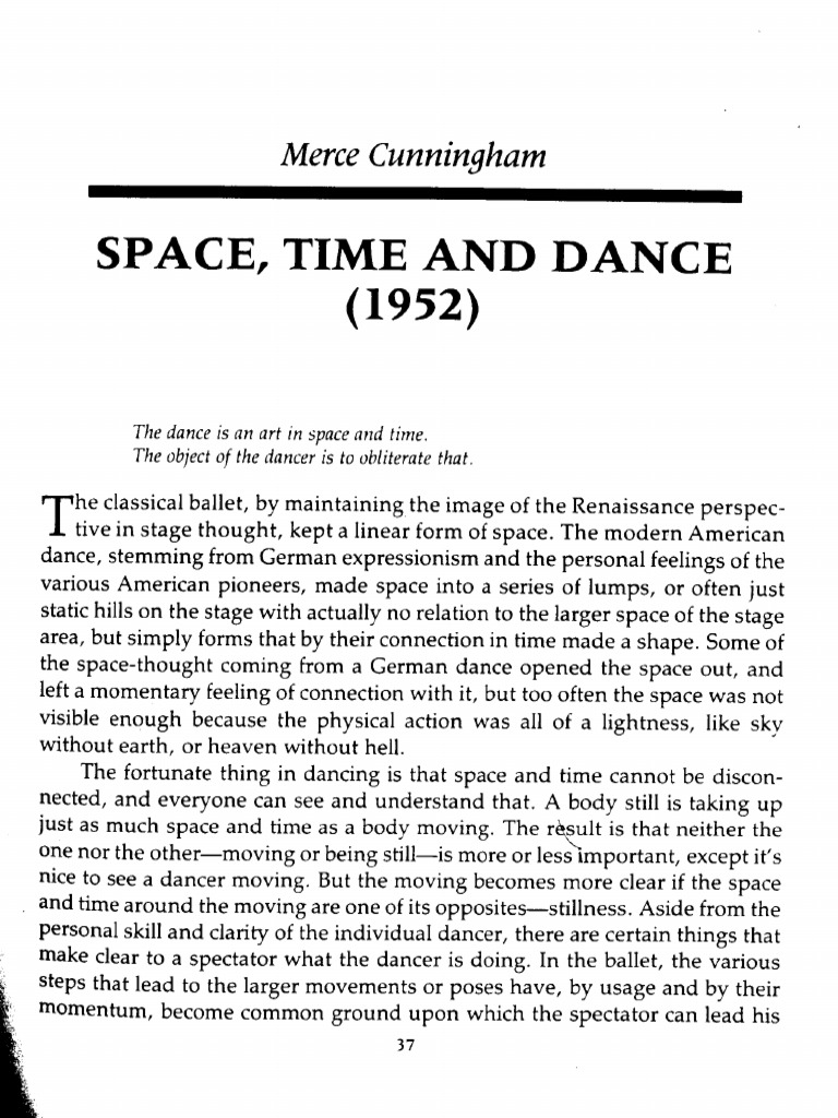 Cunningham Space Time | PDF