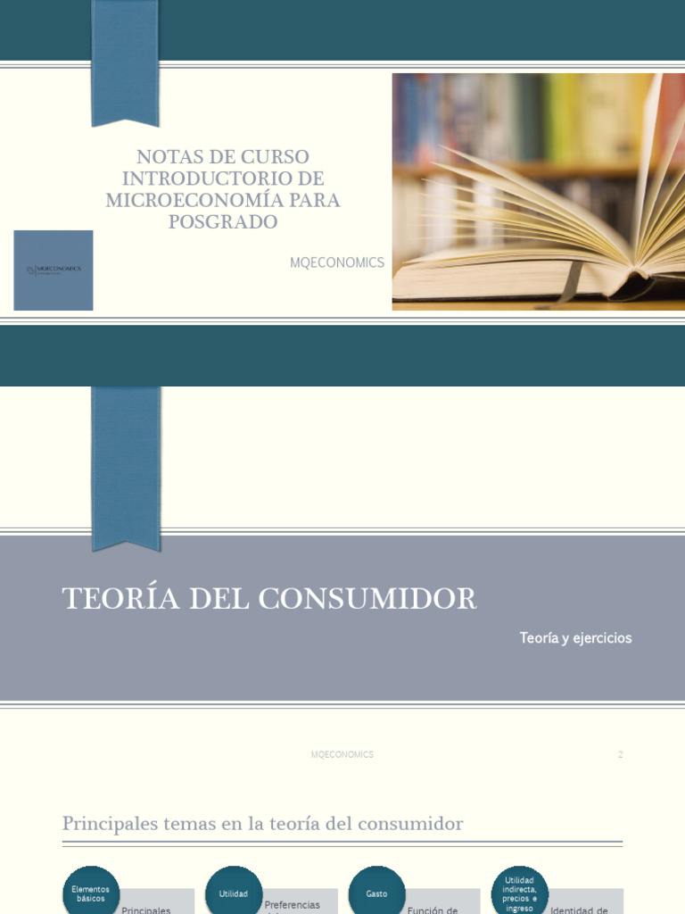 Demanda Hicksiana en Microeconomía | PDF | Curva de demanda | Derivado
