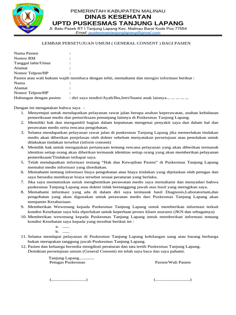 GENERAL CONSENT | PDF