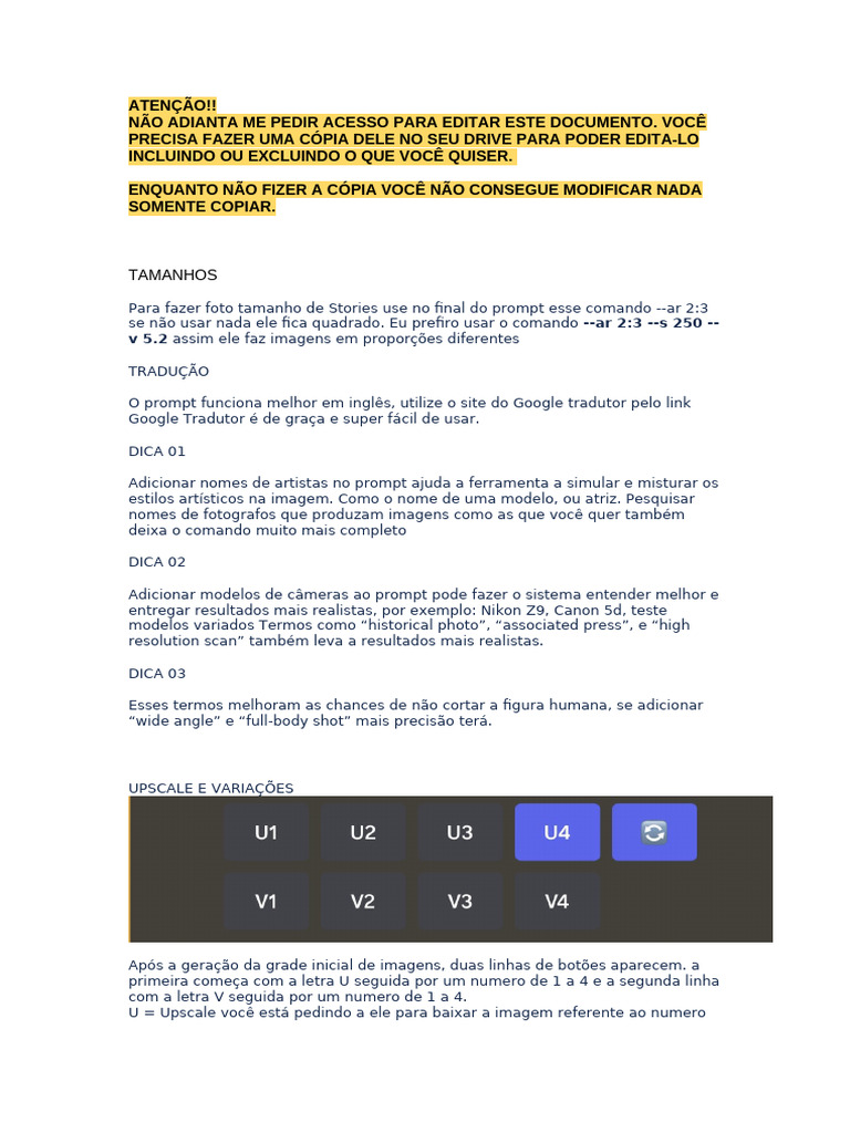 Comandos Prontos AI | PDF | Photograph | Technology & Engineering