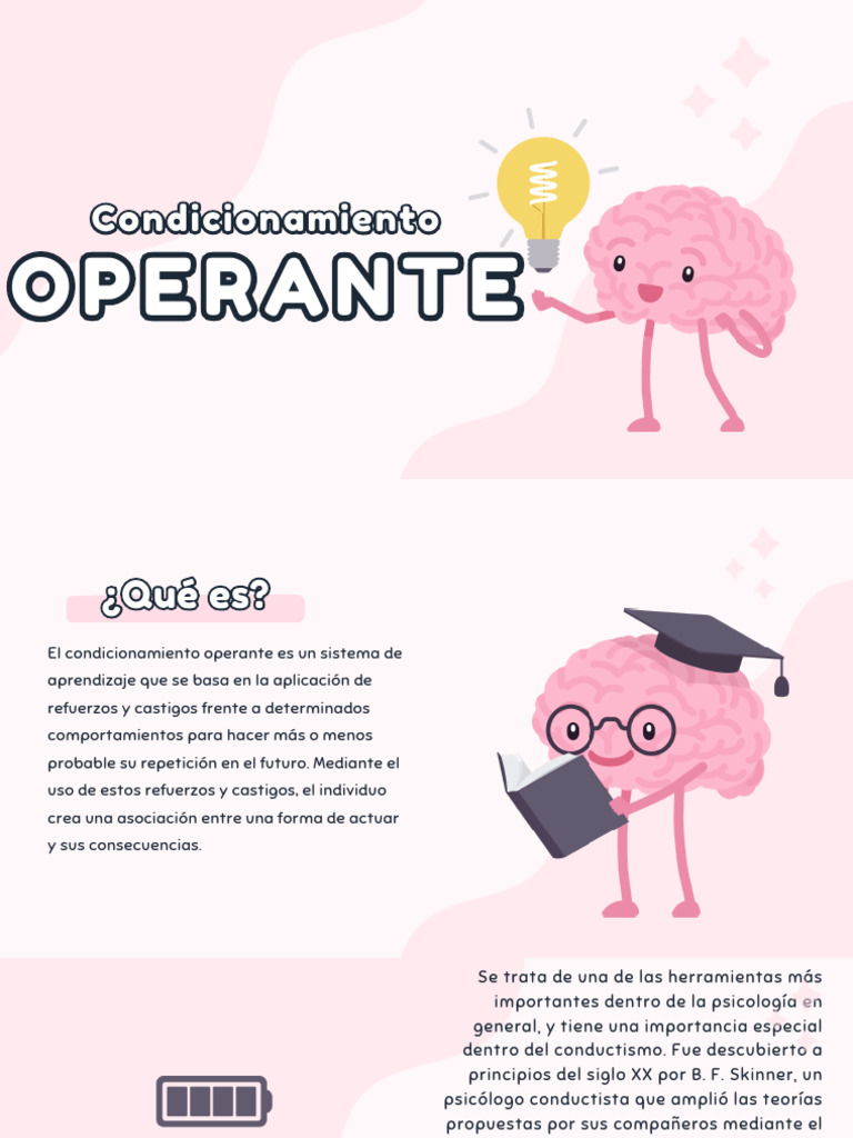 Condicionamiento Operante | PDF