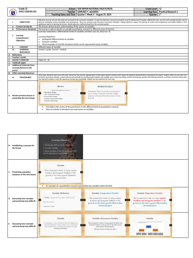 DLL Cot 1 PR 2 | PDF