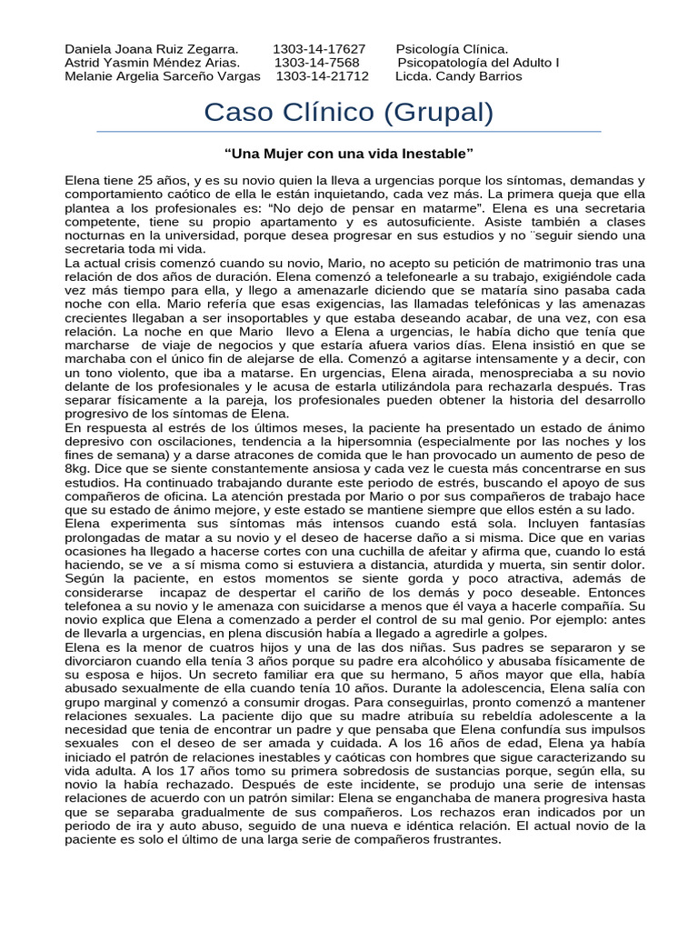Caso Grupal-Daniela Joana Ruiz Zegarra | PDF