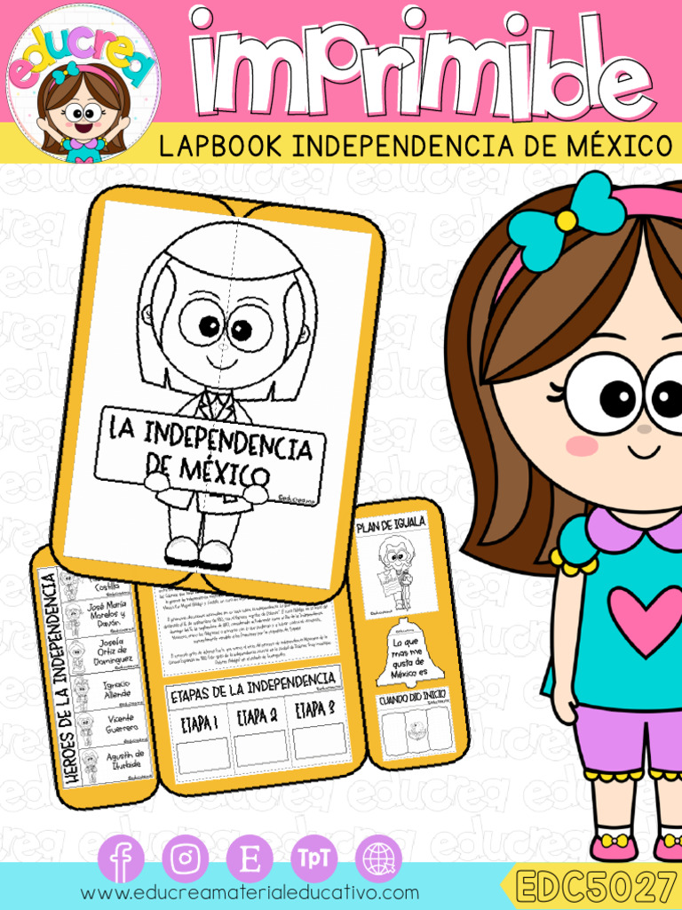 ? LAPBOOK INDEPENDENCIA DE MÉXICO | PDF