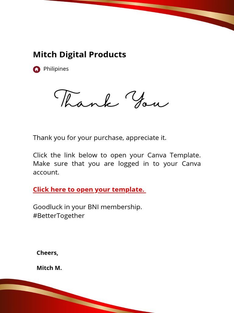 thank you for purchase | PDF