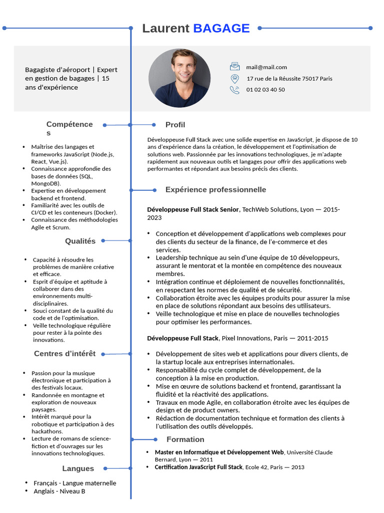 CV Dev Full Stack | PDF