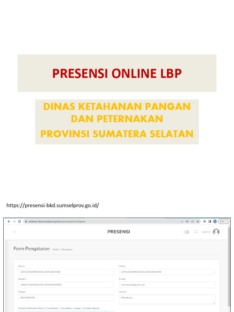 Presensi Online LBP | PDF